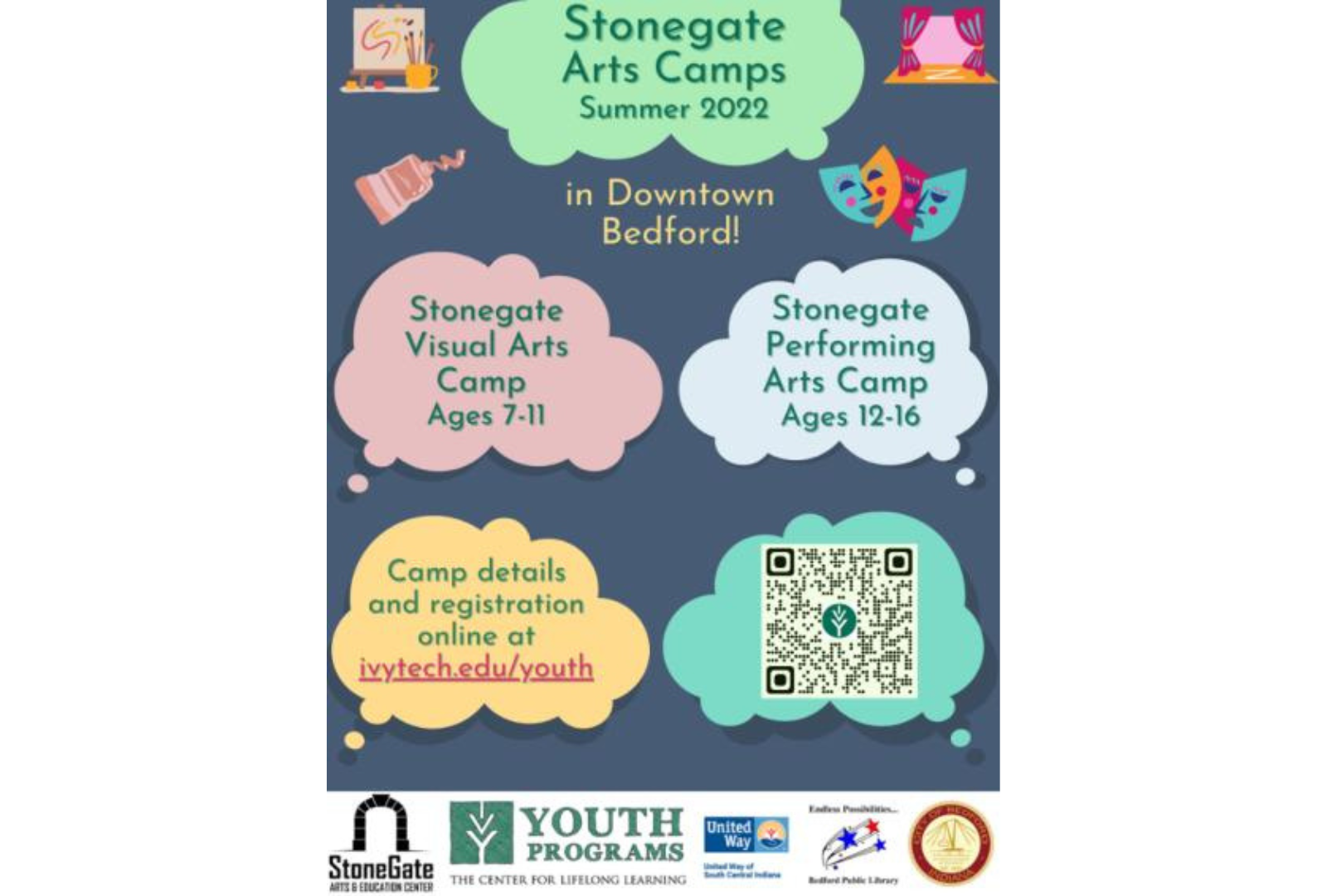 Stonegate Arts Camps for kids coming to downtown Bedford - Ivy Tech ...