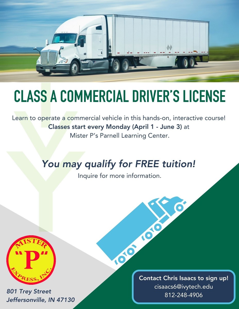 Class-A CDL Training - Ivy Tech Community College