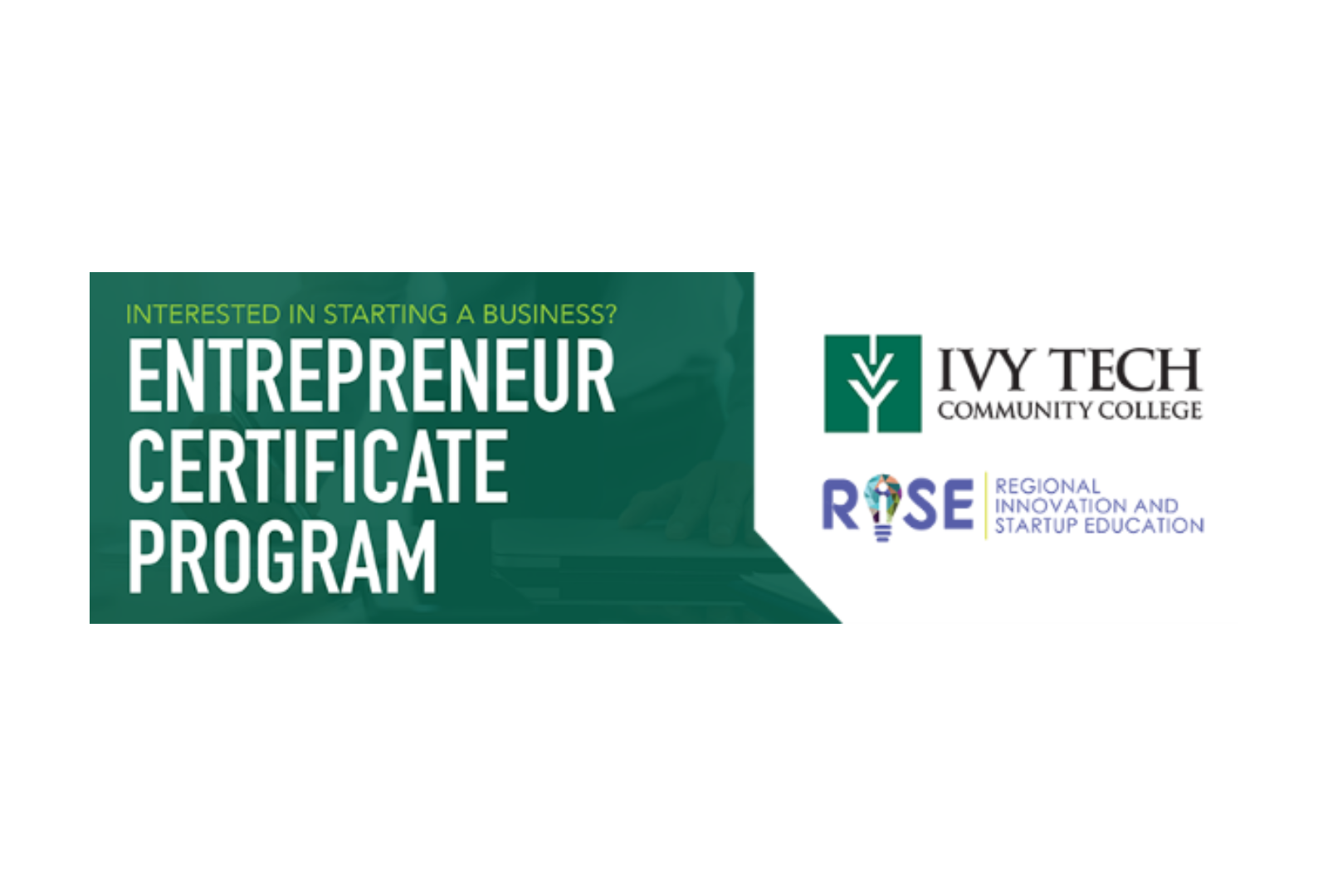 Ivy Tech accepting applicants for Entrepreneur Certificate program ... Ivy Tech accepting applicants for Entrepreneur Certificate program ...