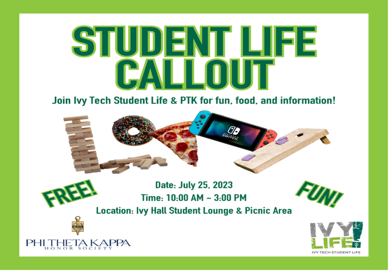 Student Life Callout - Ivy Tech Community College